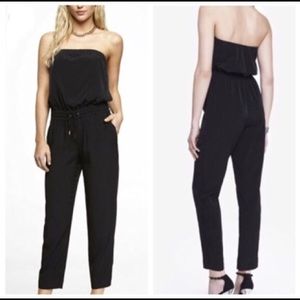 Express | Pants & Jumpsuits | Black Express Strapless Romper | Poshmark